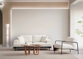 Hanah Home Třímístná pohovka ETI bílá 220 cm