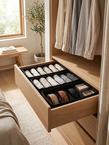 Sinsay - Sada organizérů na spodní prádlo 2 pack - černá