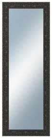 DANTIK - Zarámované zrcadlo - rozměr s rámem cca 50x140 cm z lišty PRAHA černá (2753)
