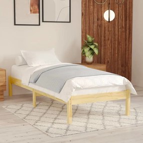 vidaXL Rám postele masivní dřevo 75 x 190 cm Small Single [809978] Barva: Přírodní