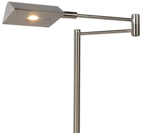Lucide 19665/09/12 stolní LED lampa Nuvola saténový chrom, 9W, 3000K, 38cm