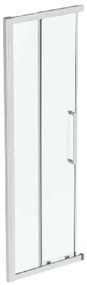 Ideal Standard i.Life - Posuvné sprchové dveře, dvoudílné, 800 mm, silver bright/čiré sklo T4855EO
