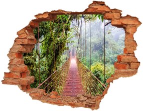 Wallmuralia Nálepka fototapeta 3D na zeď Most v pralese 90x70 cm