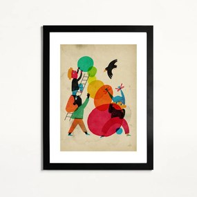 Magda Andresová | Hra Rám: Bílý, Velikost: 60 x 40 cm