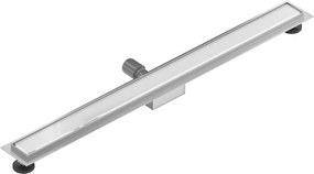 Mexen Flat MGW liniový odtok 90 cm, bílé sklo - 1027090-15