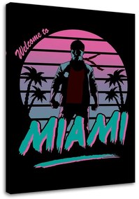 Gario Obraz na plátně Vítejte v Miami - DDJVigo Rozměry: 40 x 60 cm