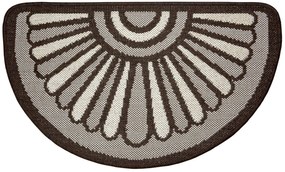 Protiskluzová rohožka Weave 105252 Taupe Brown Cream-50x80