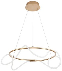 LED lustr Tiriac 70 zlaté