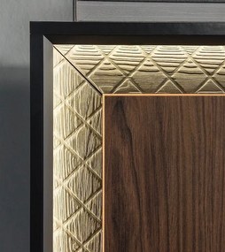 Casarredo - Komfort nábytek Vitrína 1D3S SOLANA S-3 ořech