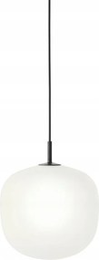 Muuto Rime Závěsná lampa 25 cm Černá Stínidlo Opal