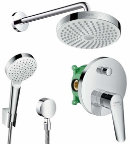 Hansgrohe HG SET Logis E1 - Sprchový systém pod omítku - páková baterie kompletní sada, chrom