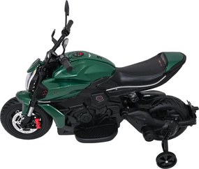 Elektrická motorka Ducati Diavel x Bentley zelená
