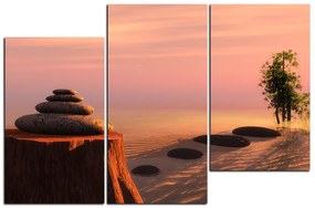 Obraz na plátně - Zen stones 1162D (150x100 cm)