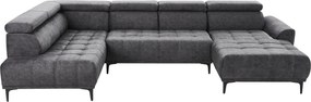 XXXLutz SEDACÍ SOUPRAVA, textil, barvy grafitu Stylife - Sedací soupravy - 00230001585M