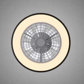 JUST LIGHT. 14447-18 - LED RGBW Stm stropní ventilátor LENO LED/44W/230V + DO