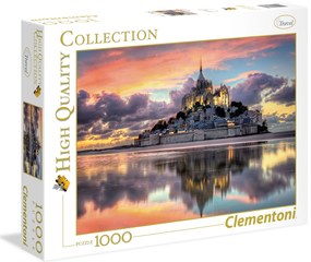 Clementoni - Puzzle 1000 Mont Saint-Michel