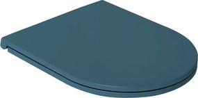 Isvea Isvea, INFINITY WC sedátko SLIM, Soft Close, Easy Take, matná zelena Petrol, 40KF0545I