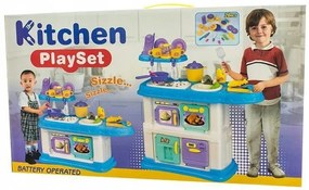 Euro Baby Dětská kuchyňka s příslušenstvím, Rozměry: 68 x 68 cm, věk: 3 +