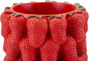 Váza Strawberry 32 cm červená