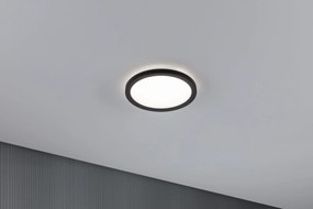 Paulmann 71011 Atria Shine, černé stropní svítidlo s korónou, 11,2W LED 4000K, průměr 19cm