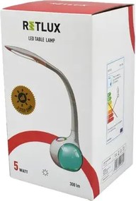 RETLUX RTL 202 Stmívatelná LED lampa RGB 5W bílá