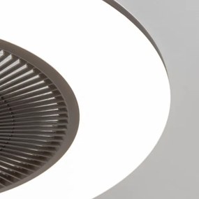 Brilagi - LED Stmívatelné svítidlo s ventilátorem AURA LED/38W/230V černá + DO