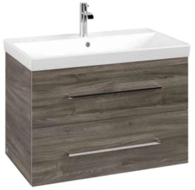 Villeroy & Boch Avento - Umyvadlová skříňka, 78x51x45 cm, 2 zásuvky, Stone Oak A89100RK