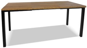 Moderní stoly Jídelní stůl TRANSFOR masiv dub/hliník ROZKLÁDACÍ