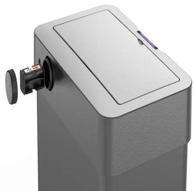 Bezdotykový odpadkový Jumbo koš 60l USB kabel zdarma, černá