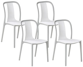 Set 4 ks. zahradních židlí Sau (světlošedá). 1035756