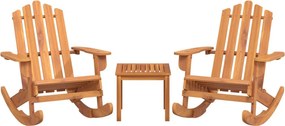 3dílná sada zahradního nábytku Adirondack masivní akácie 3152127