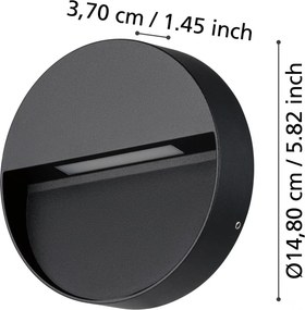 EG 900888 Venkovní nástěnné svítidlo MARUGGIO 900888 - EGLO