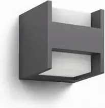 Philips Arbour LED 2x4.5W antracit / venkovní svítidlo / 800 lm / 2700