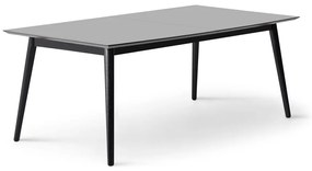 Černo-antracitový rozkládací jídelní stůl 100x210 cm Meza – Hammel Furniture
