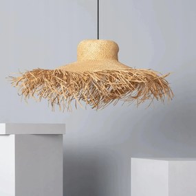 Závěsná lampa Boho ABR-LWAA-60 Abruzzo klobouk ekologická béžová