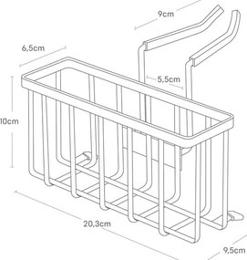 Závěsný kovový držák na houbičku – YAMAZAKI