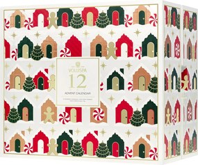 Voluspa 12denní adventní kalendář Holiday se zlatými nůžkami, 12×72 g