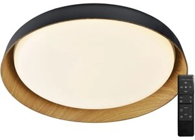 Top Light-LED Stm. stropní svítidlo SATELLITE LED/36W/230V 3000-6500K černá + DO