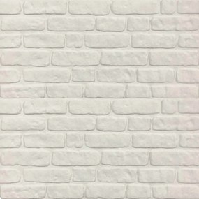 Nástěnné panely 10 ks 100 x 50 cm Bílá EPS pěna 332927