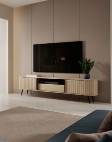 TV skříňka Lovi B 196 cm, dub Cremona