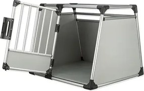 TRIXIE Přepravní box pro psy L-XL stříbrná / 84x91x75 cm / hliník, pla