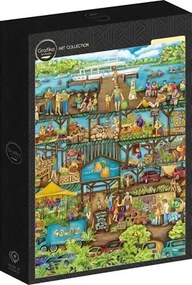 GRAFIKA Puzzle Farmářský trh / 1000 dílků / 69 × 47,8 cm