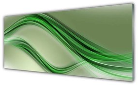 E-shop24, 100 x 50 cm, 1S - 114349876,  Obraz na skle - Abstrakt tmavě zelený 100 x 50 cm