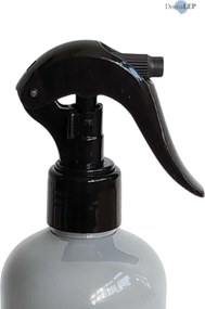 Dávkovač na mýdlo 300 ml šedý s černým rozprašovačem MINI BELA