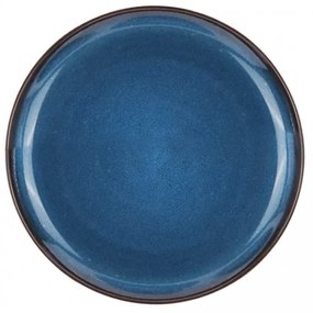 Clay SEA Keramický dezertní talíř ø 20 cm modrý