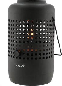 Černá plynová lampa Cosi Drop, výška 37 cm