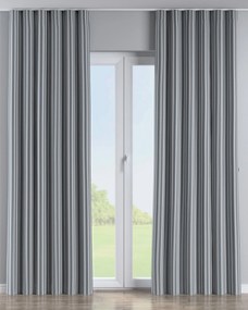 Závěs na řasící pásce wave barva modrá látka pletený vzor, vzorované