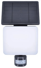 Solight LED solární osvětlení se senzorem, 11W, 1200lm, 3 CCT, Li-Ion, černá