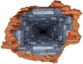 Wallmuralia Díra 3D fototapeta nálepka Tunel 90x70 cm