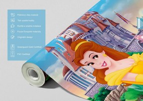 Dětská vliesová fototapeta na zed' Kráska a Zvíře, Disney | 90 x 202 cm | DFTDNV 5412